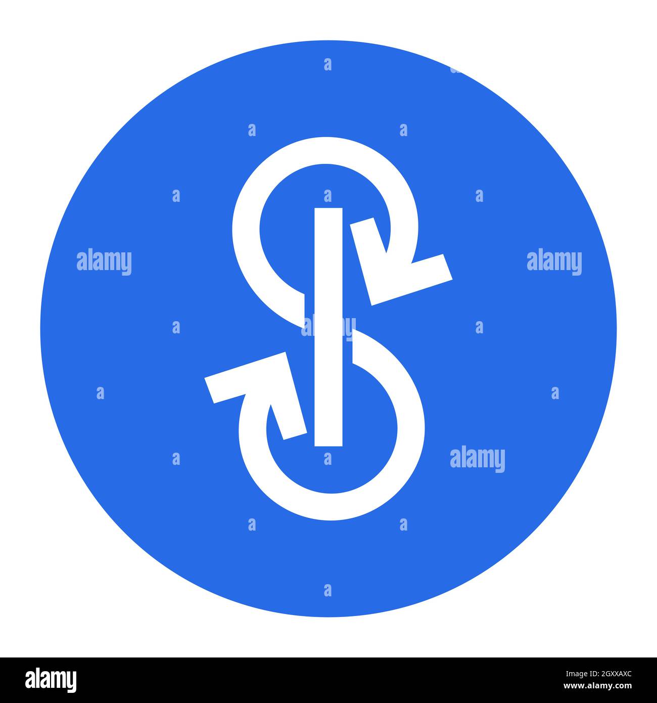 yearn.finance YFI token symbol cryptocurrency logo, coin icon isolated ...