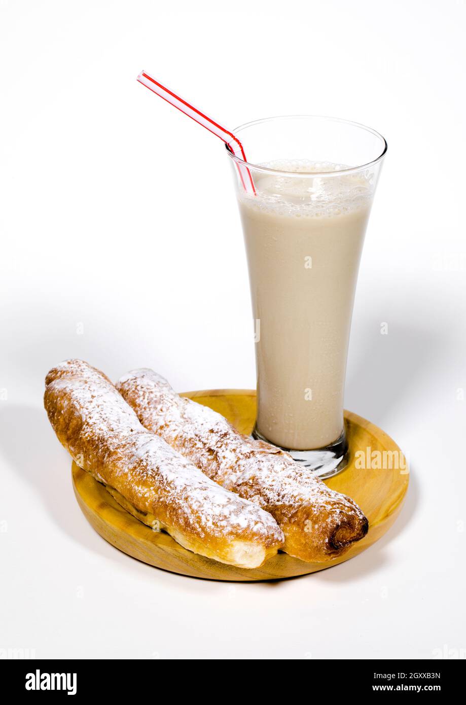 Horchata is a drink, made with the juice of tigernuts and sugar. Native ...