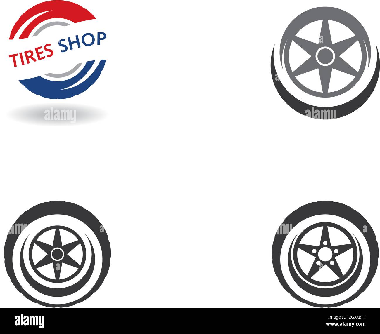 Tires logo vector template Stock Vector Image & Art - Alamy