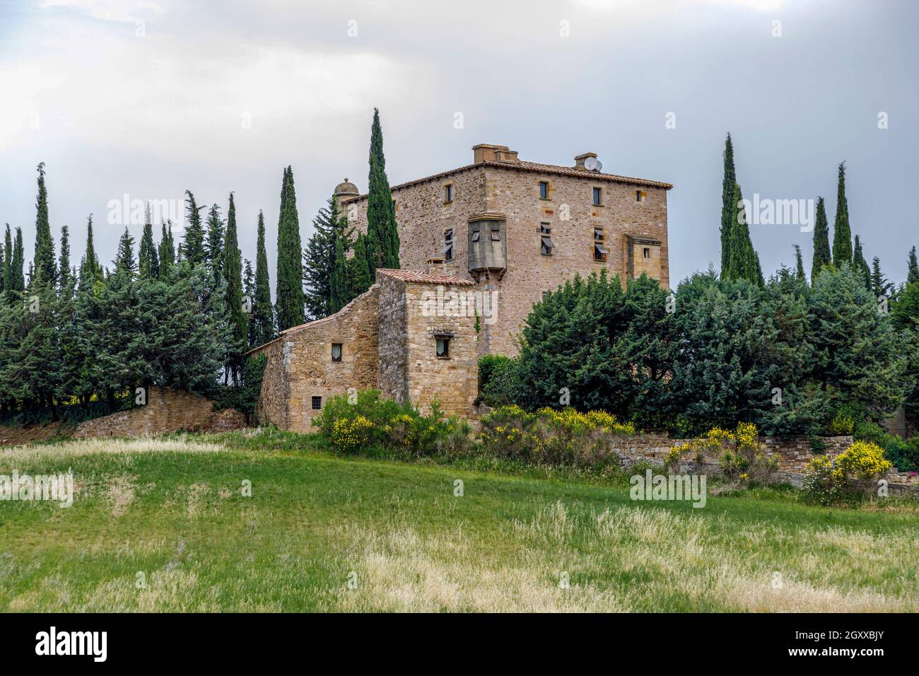 Castle of Serres in Languedoc Roussillon, Aude Department France Stock ...