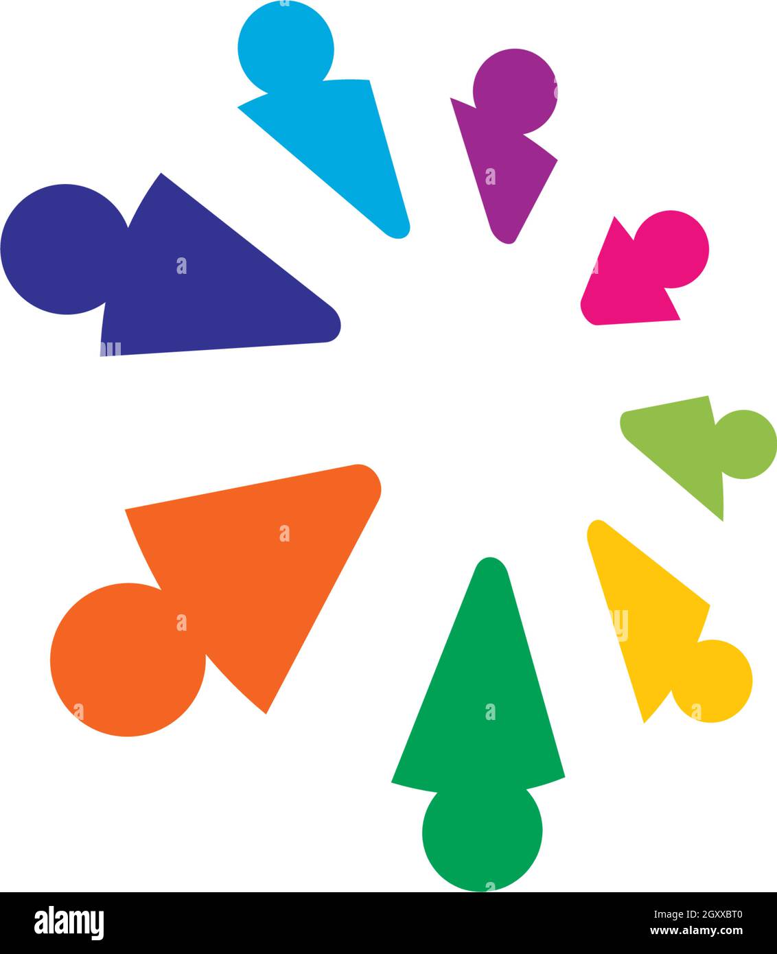 Community, network and social icon design template Stock Vector Image ...