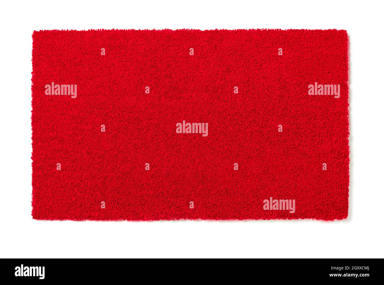 Blank Red Welcome Mat Isolated on White Background Ready For Your Own ...