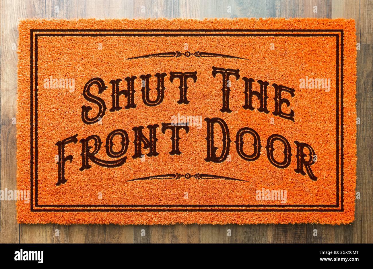 Shut The Front Door Clipart Image