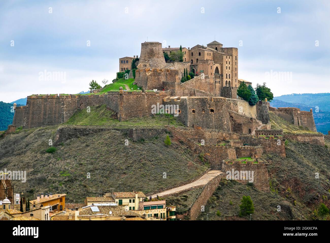 Cardona castle is a famous medieval castle in Catalonia. Now it is a ...