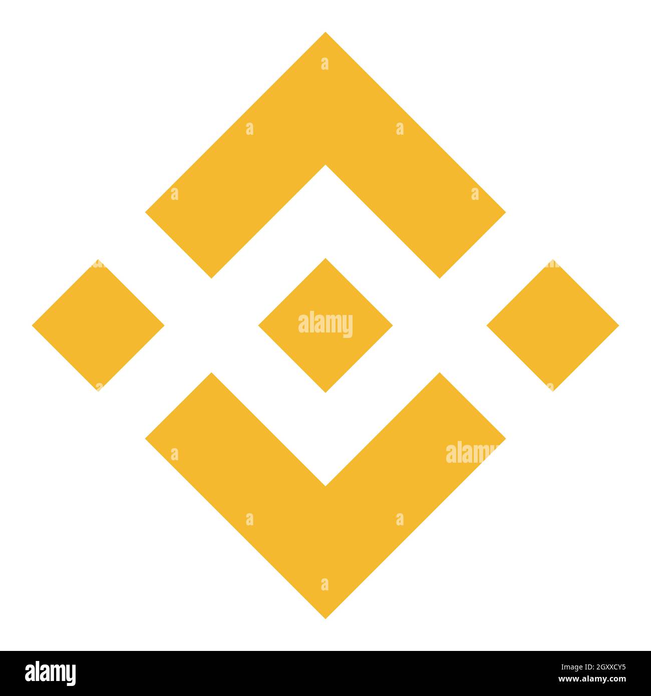 Binance Coin BNB token symbol cryptocurrency logo, coin icon isolated ...