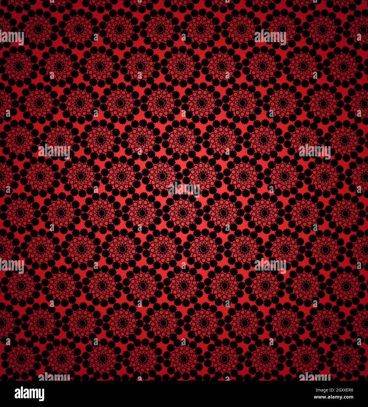 wallpapers with round abstract red patterns. Luxurious laces. Beautiful ...