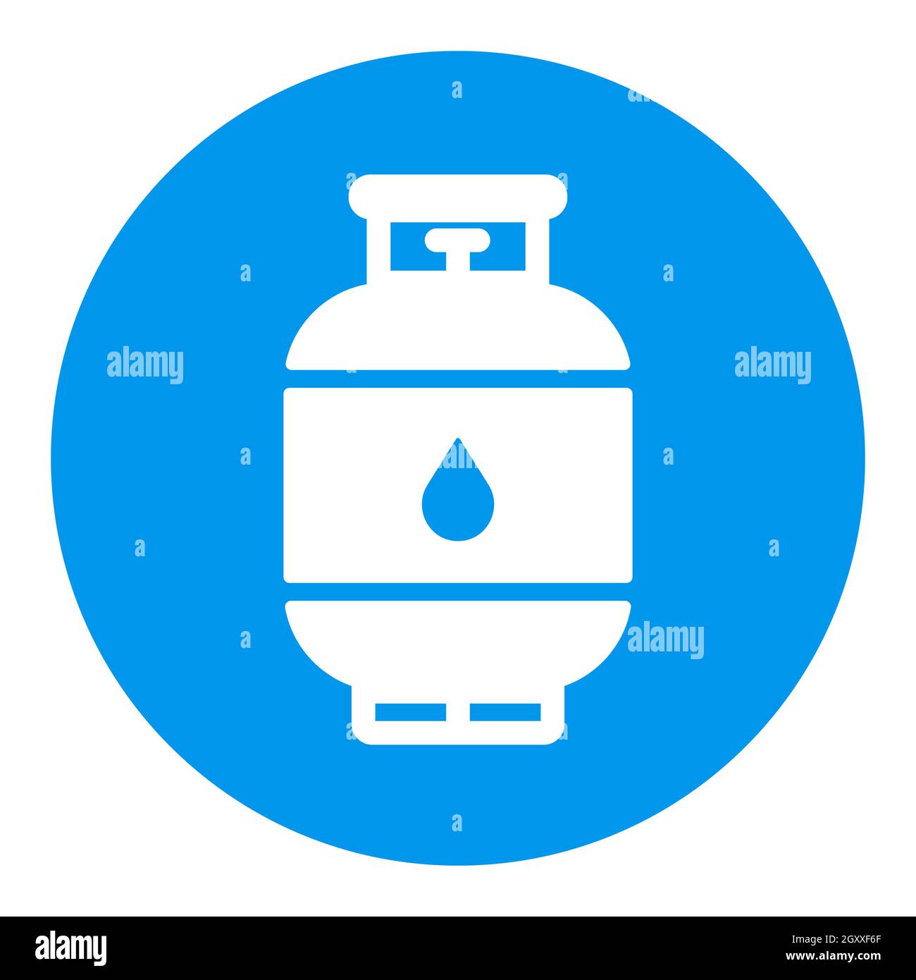Propane gas cylinder vector white glyph icon. Barbecue and bbq grill ...