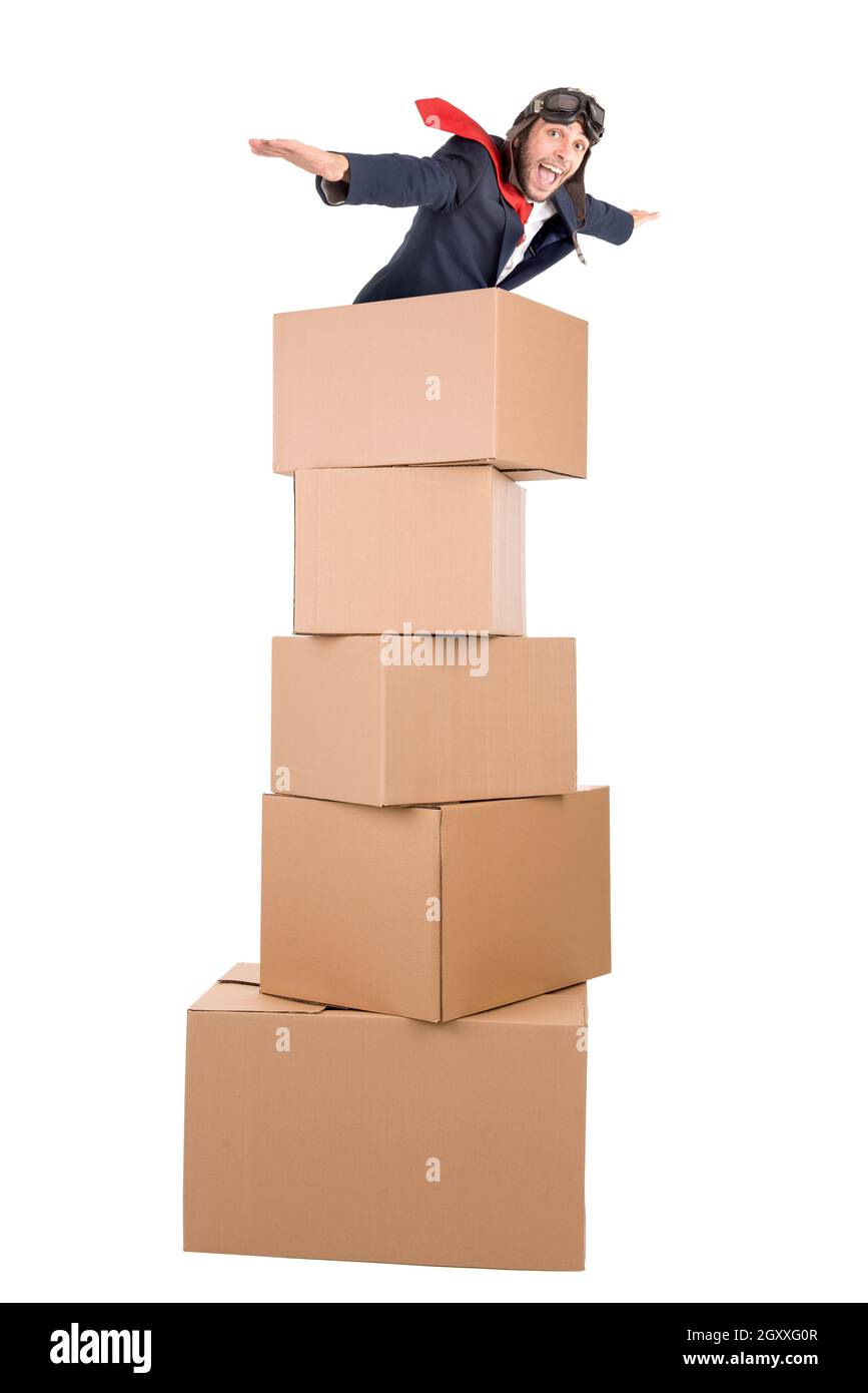 Carboard boxes hi-res stock photography and images - Alamy