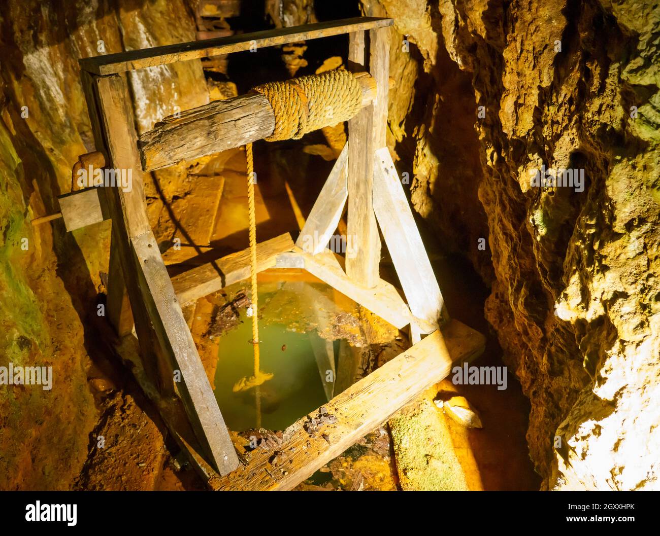 scenes from a restored victorian copper mine in Beddgelert, Caernarfon ...