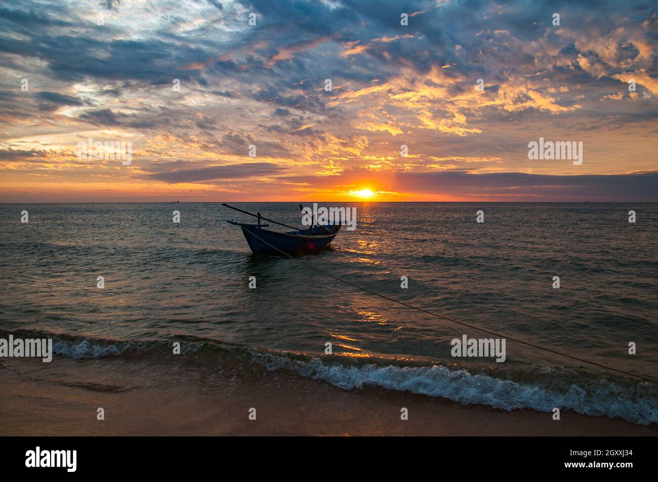 Beautiful of Phu Quoc island in the sunset Stock Photo - Alamy