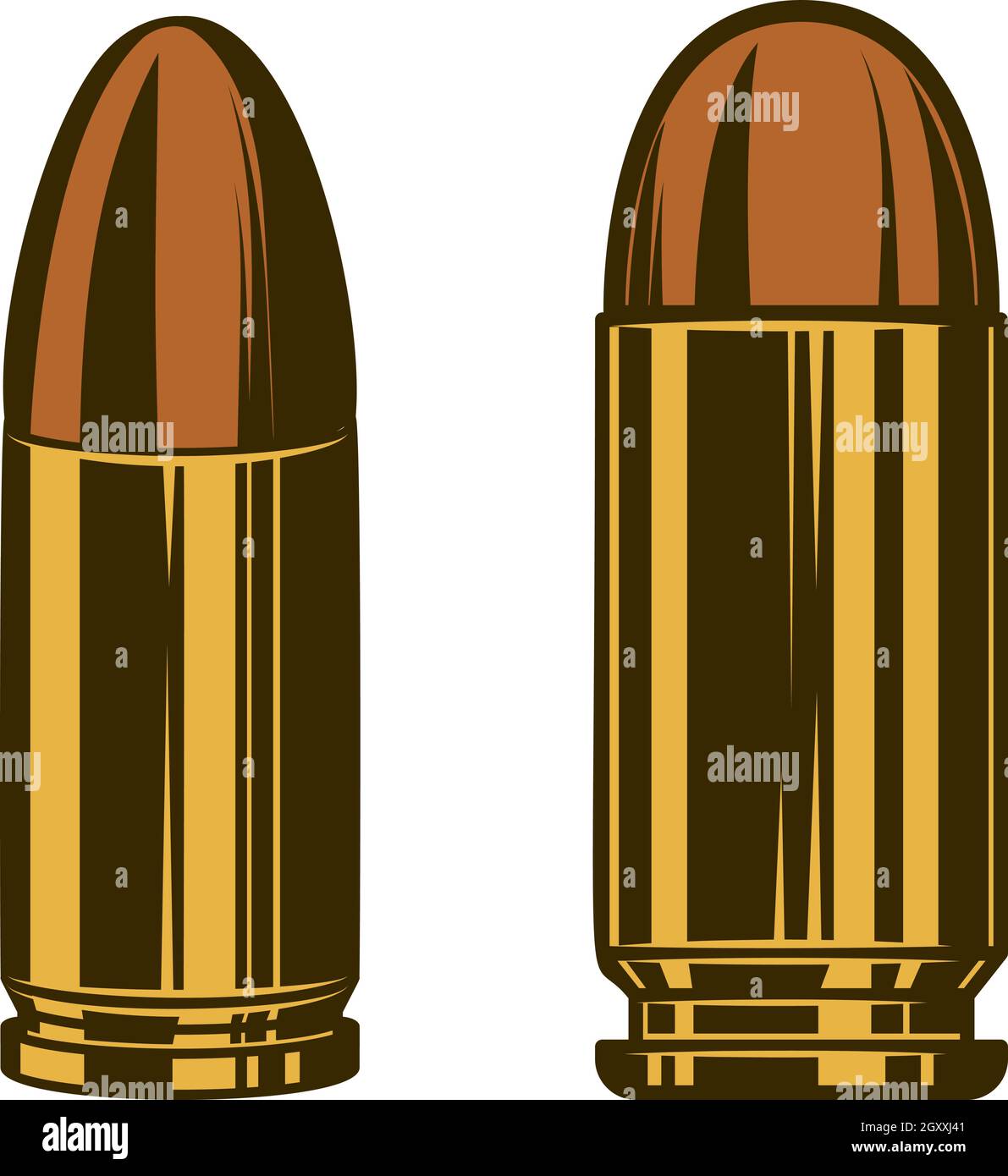 Mm pistol Stock Vector Images - Alamy