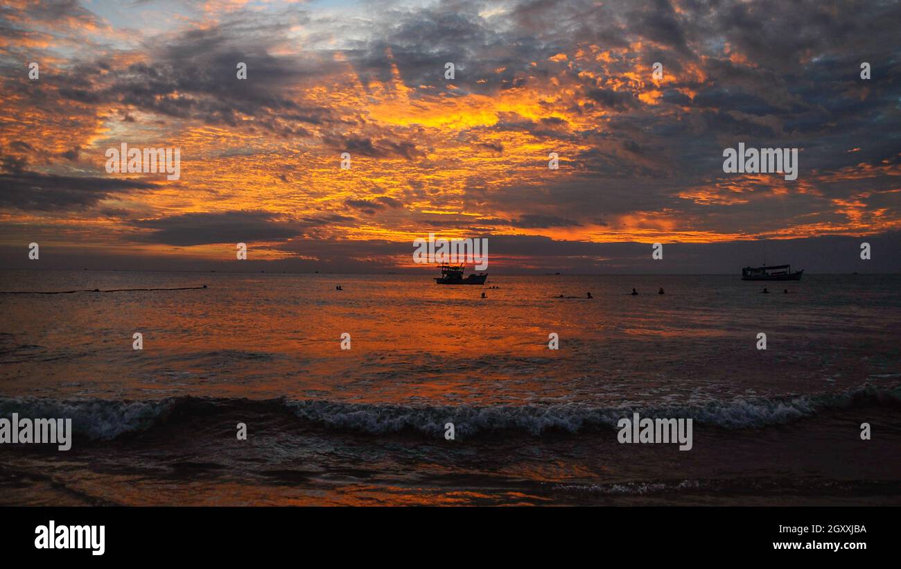 Beautiful of Phu Quoc island in the sunset Stock Photo - Alamy