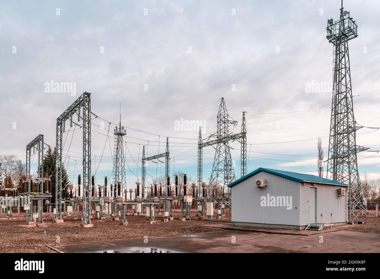 High voltage transformers and electric converters equipment in ...