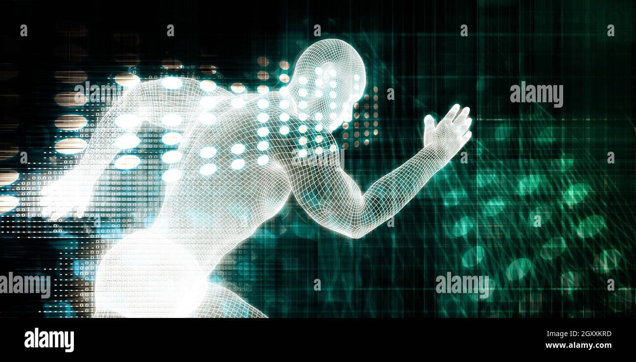 Technology Revolutionizing Sports Training as a Athlete Concept Stock ...