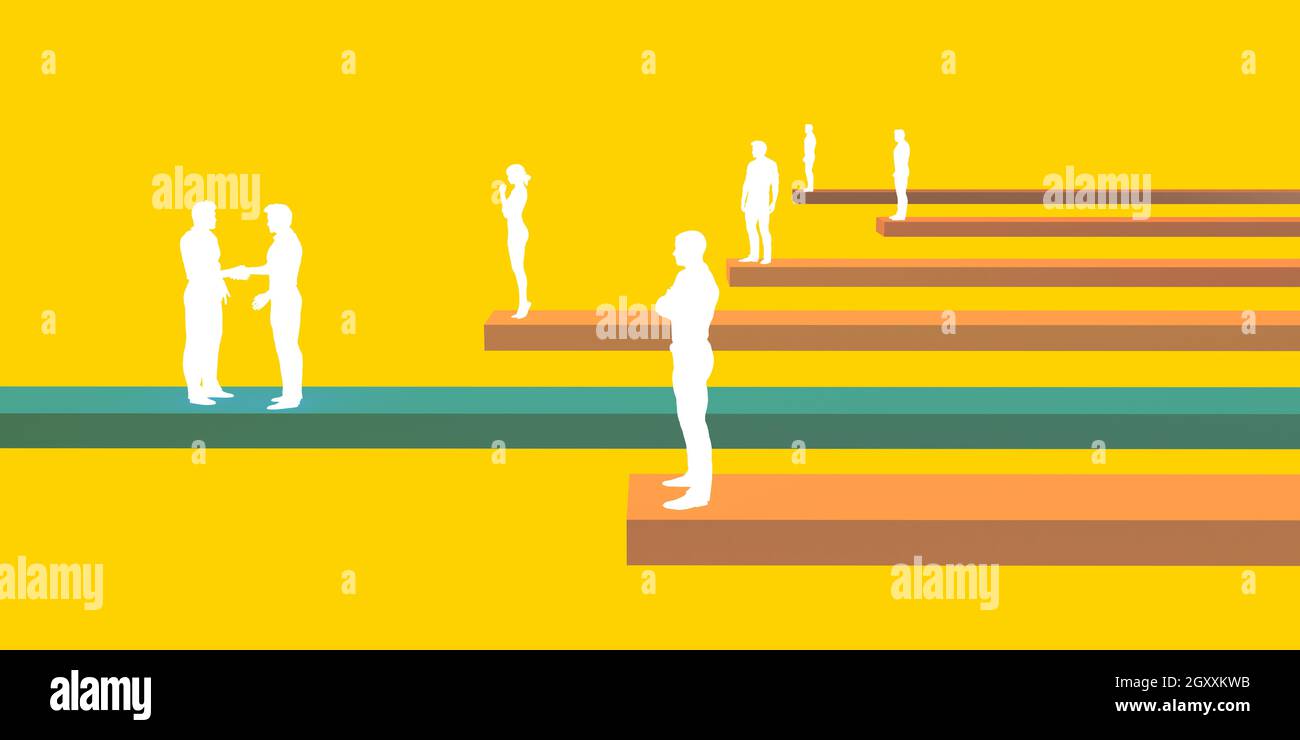 Virtual World and Digital Identity as a Technology Concept Stock Photo ...