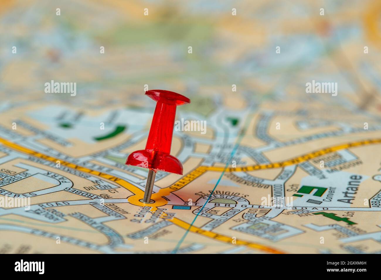 Marking map cartography hi-res stock photography and images - Alamy