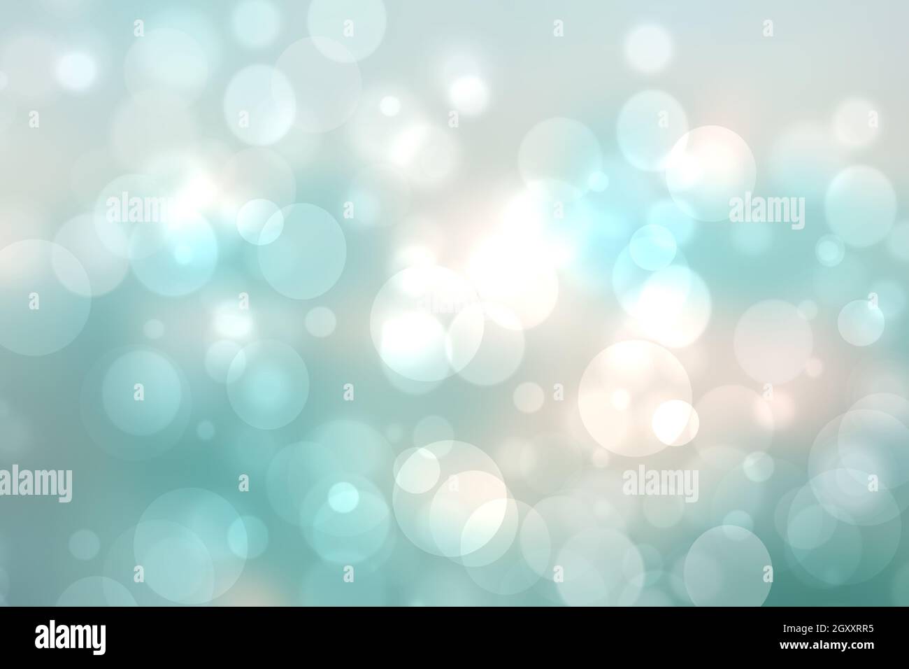 Turquoise blue abstract shiny blurred background texture with circular ...
