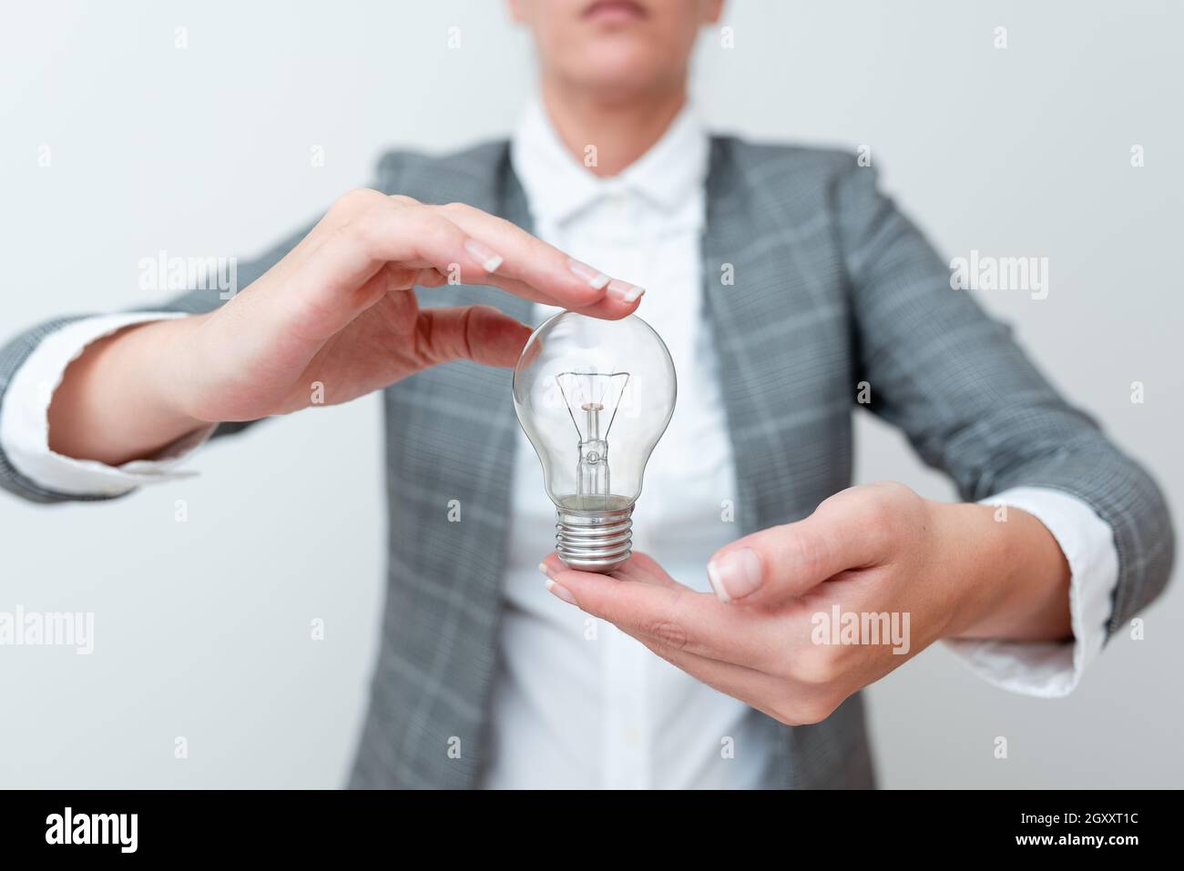Lightbulb lady hi-res stock photography and images - Alamy