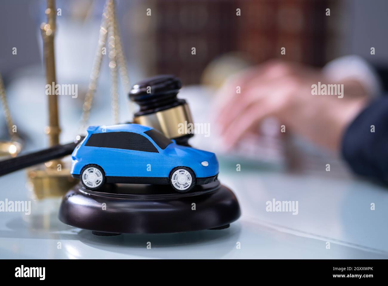 Lawyer And Car Insurance. Judge Legislation In Courtroom Stock Photo ...