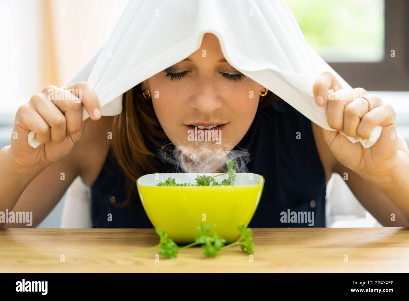 Aromatherapy inhalation bowl hi-res stock photography and images - Alamy