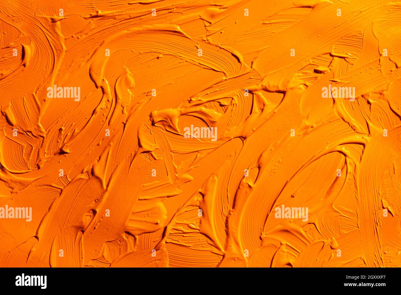 an orange acrylic color background Stock Photo - Alamy