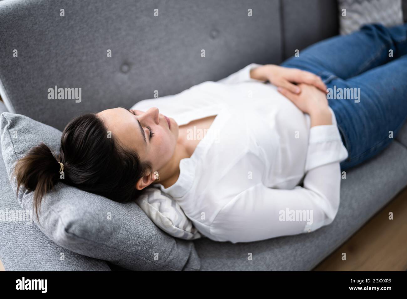 Woman pms angry hi-res stock photography and images - Alamy
