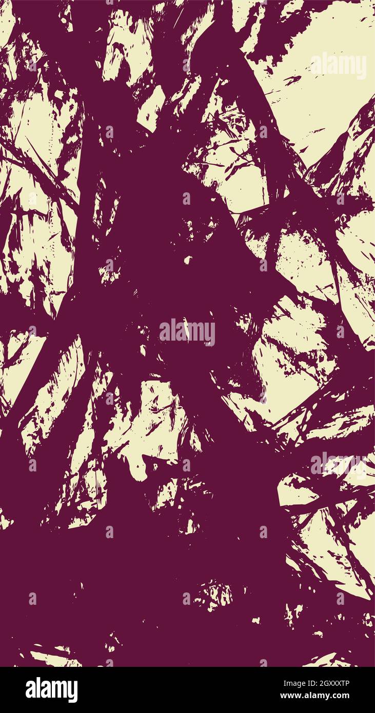 Vector abstract mottled pattern with cracks from red spilled paint on ...