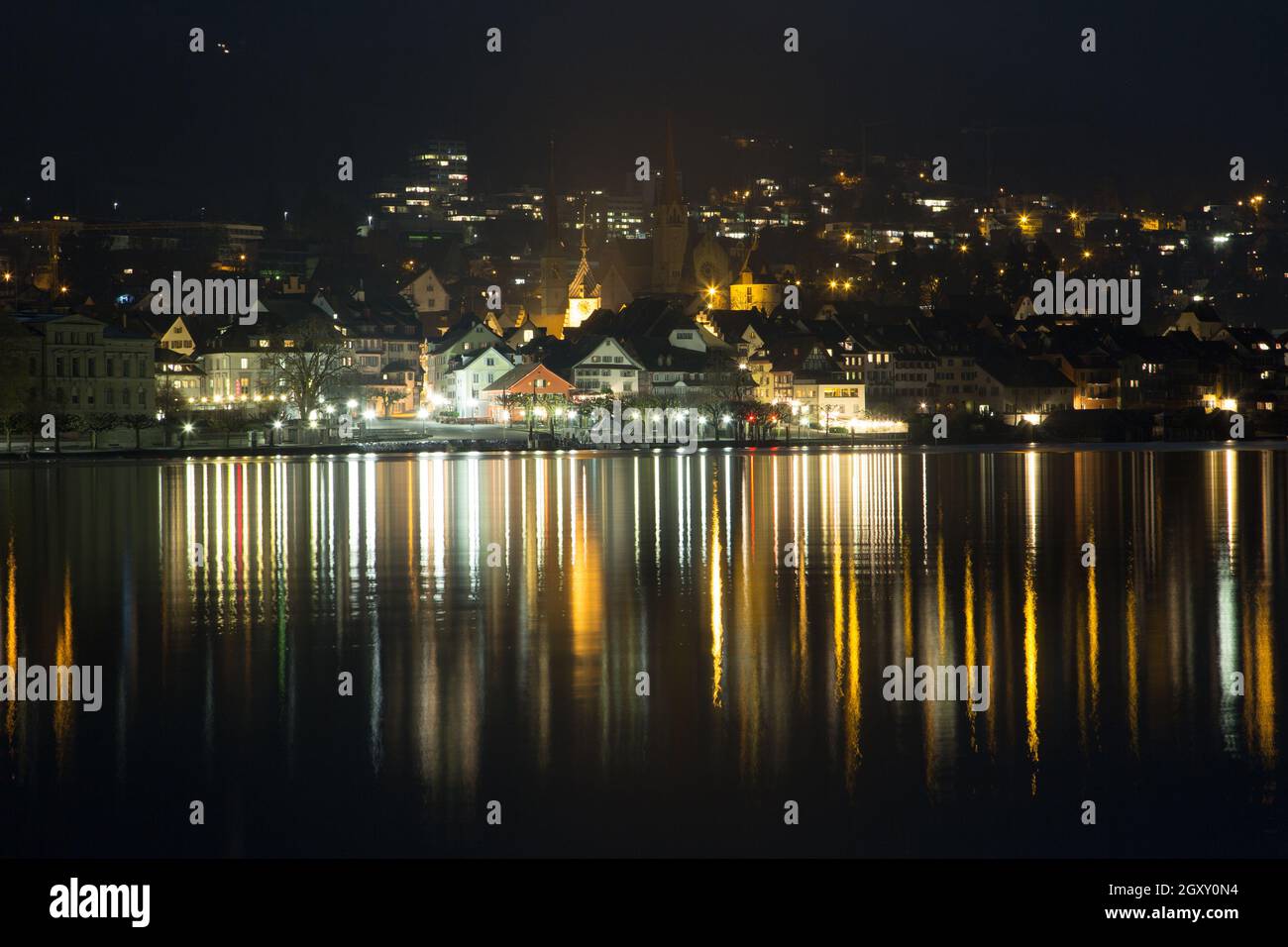 The famous Lake of Zug in Switzerland Stock Photo - Alamy