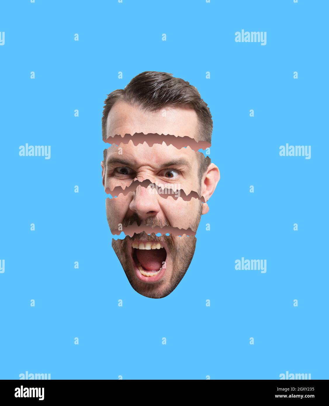 Modern design, contemporary art collage. Inspiration, idea, trendy ...