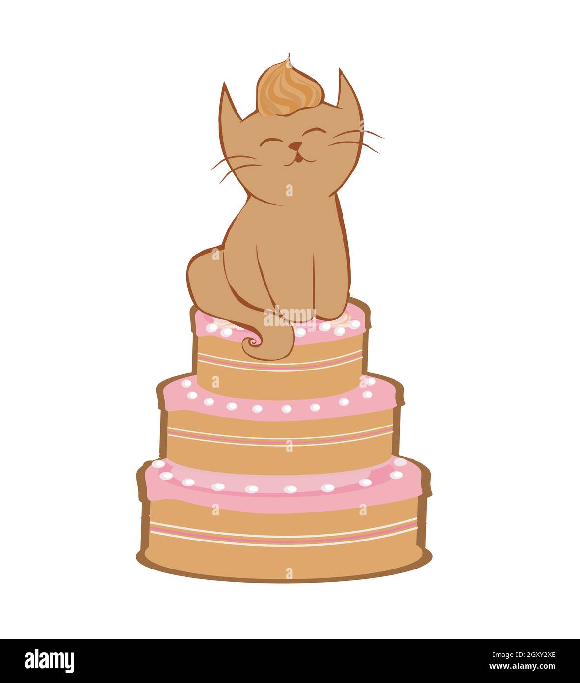 Baby birthday cake icon Cut Out Stock Images & Pictures - Alamy