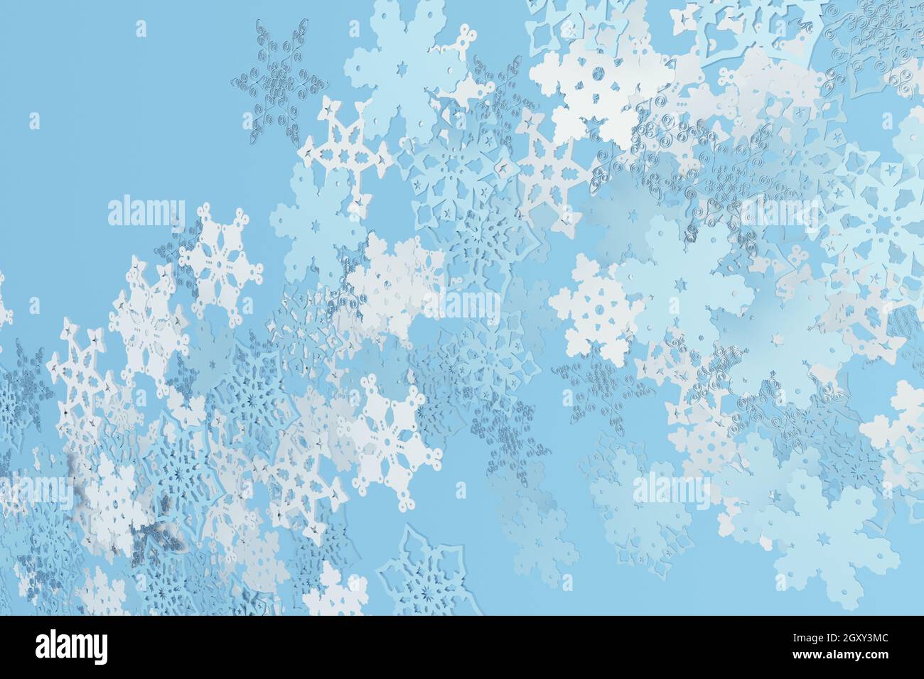 Snowflakes Falling Wallpaper