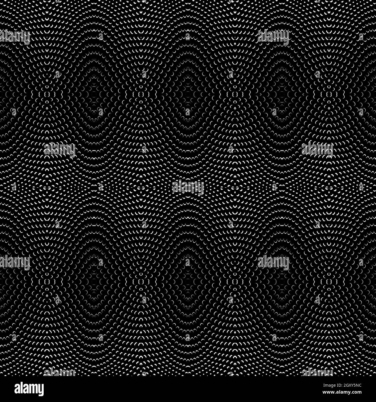 Black and white geometric kinetic style seamless pattern design Stock ...
