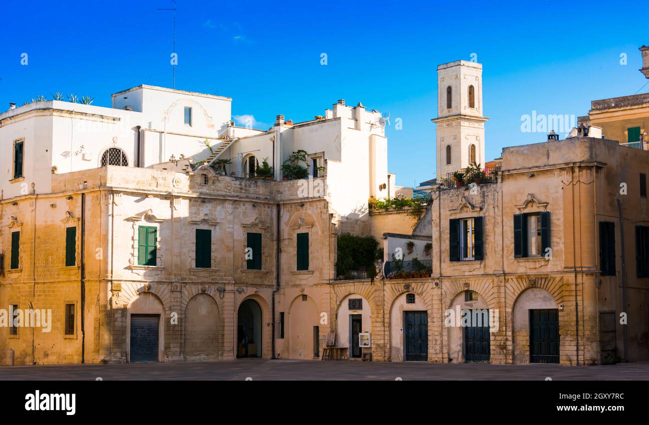Historic architecture of the city of Lecce, Apulia, Italy Stock Photo ...