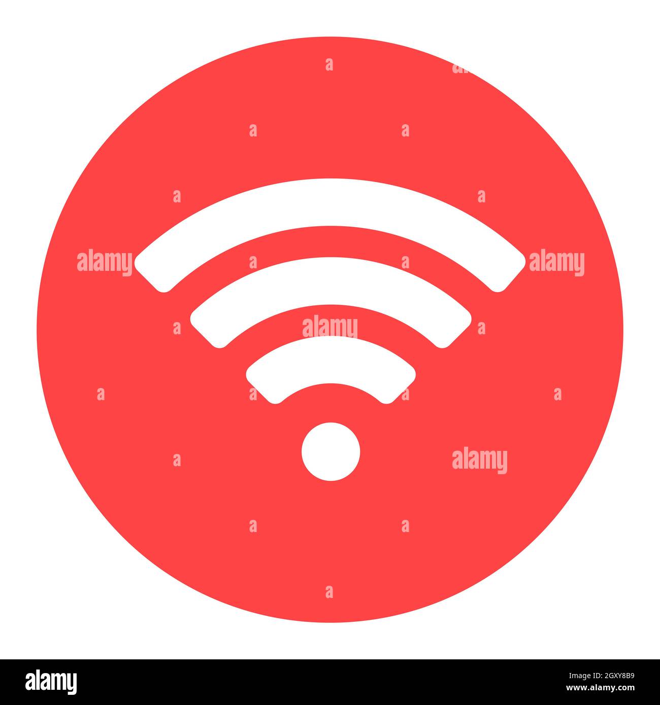 Wi Fi wireless network flat vector white glyph icon. Graph symbol for ...