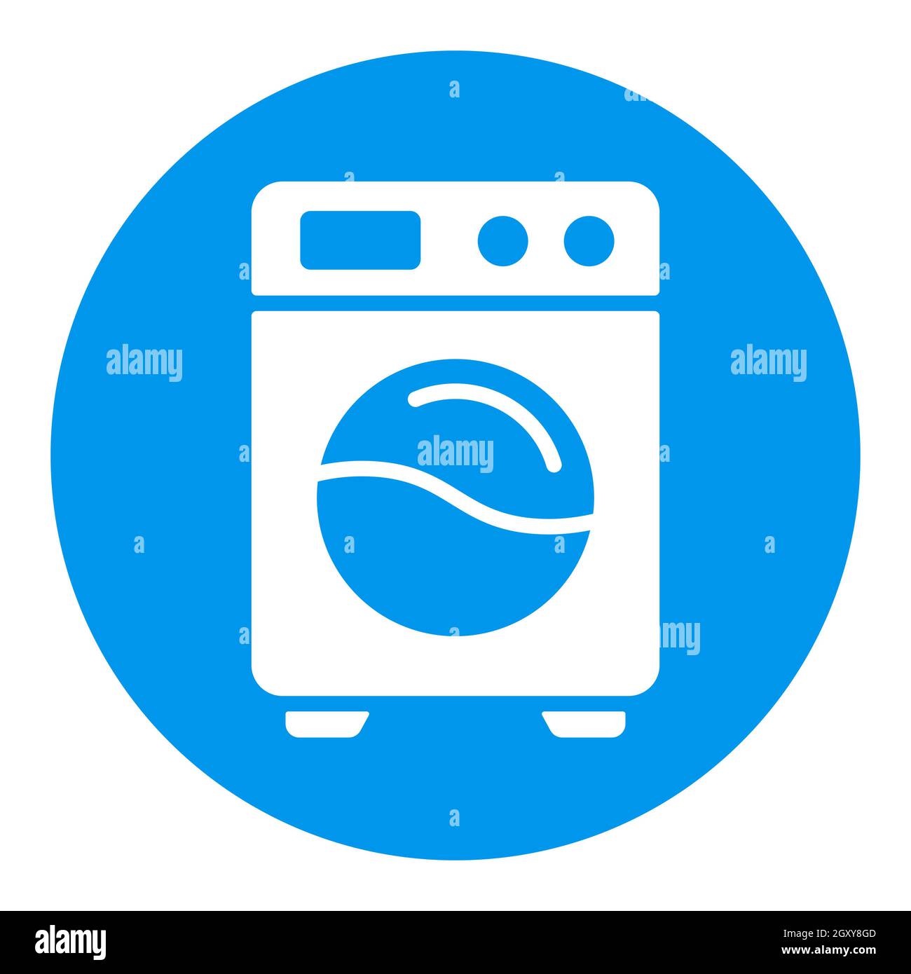 Washing machine symbol Cut Out Stock Images & Pictures - Alamy