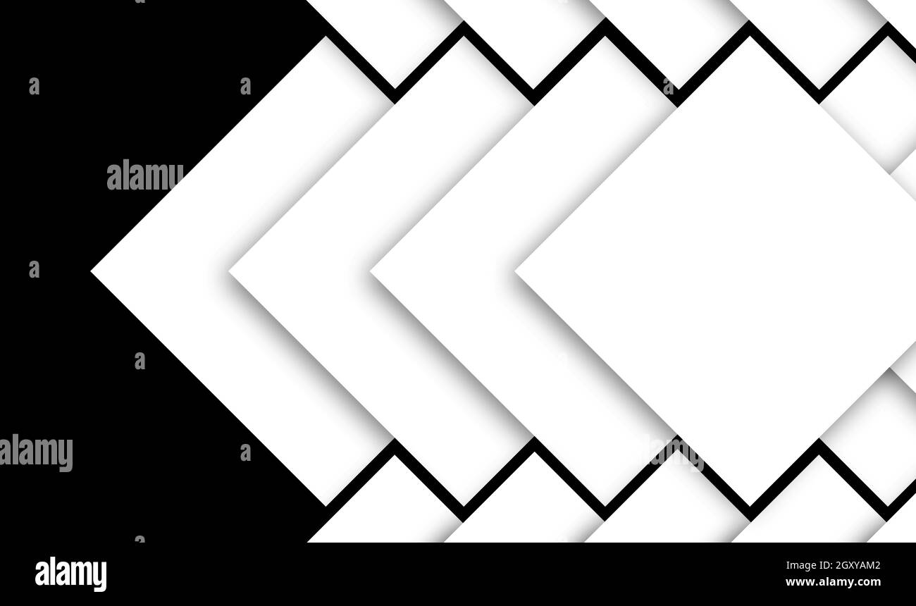 tilted square shapes and zig zag and isolated color Stock Photo - Alamy