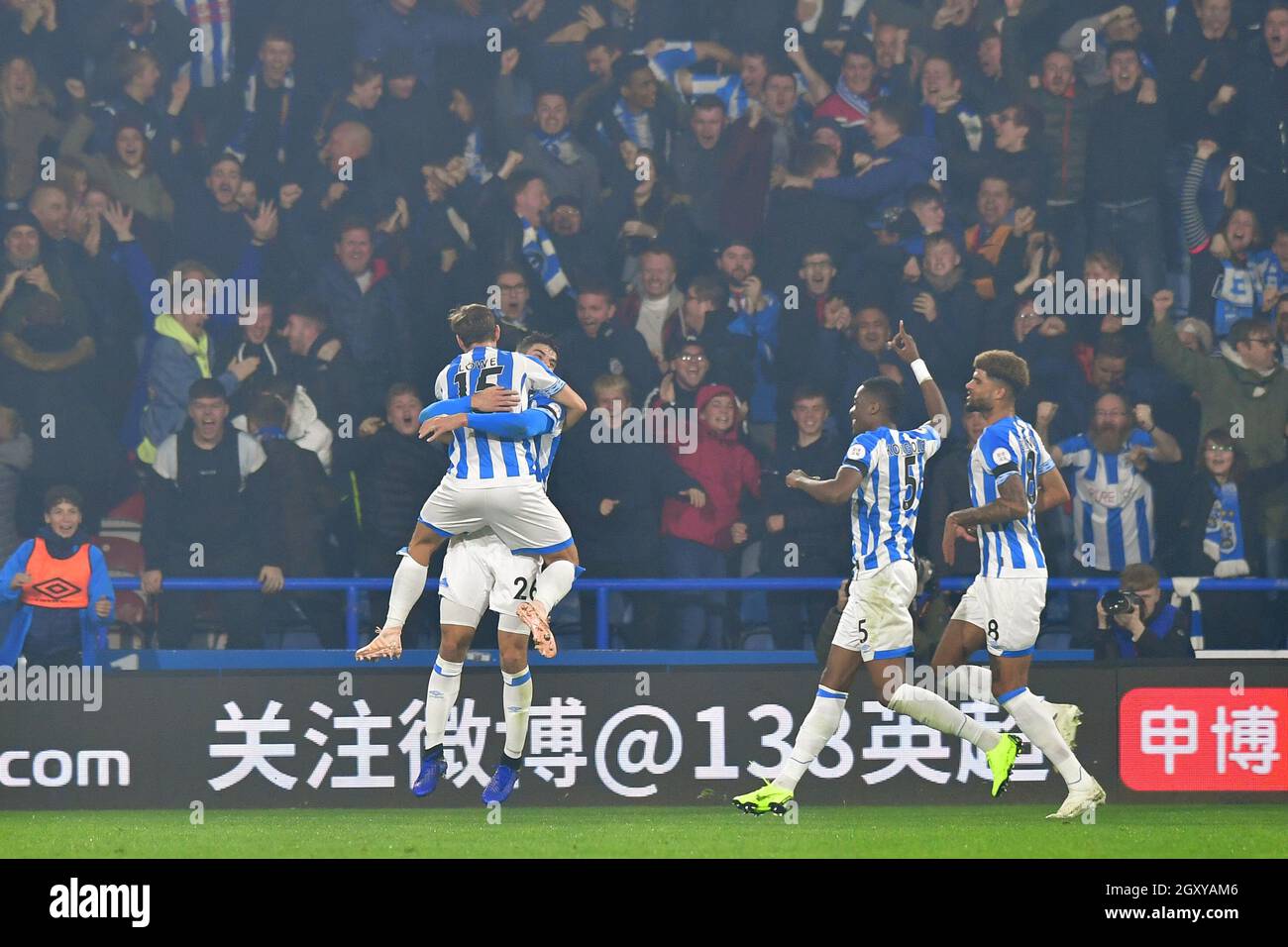 Huddersfield Town's Christopher Schindler celebrates scoring his side's ...