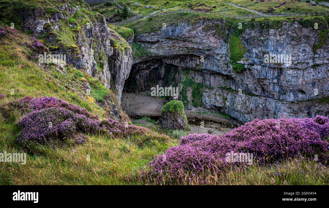 Smoo Cave near Durness has one of the largest sea cave entrances in ...
