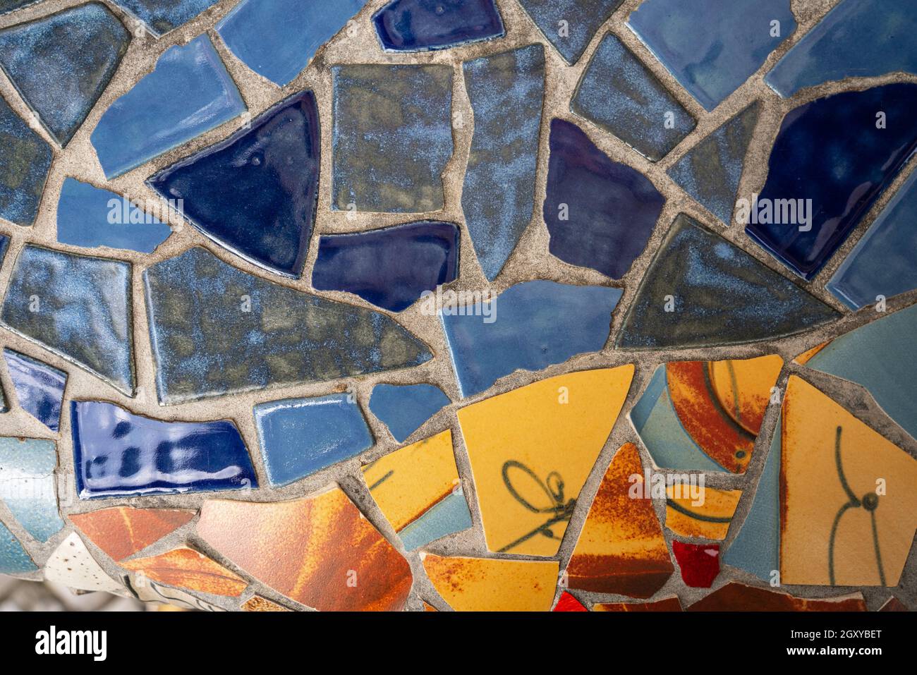 Mosaic tiles close up. Background Stock Photo - Alamy