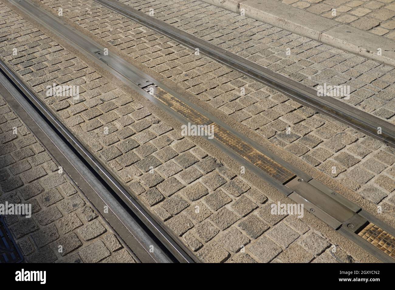 Ground level modern light rail hi-res stock photography and images - Alamy