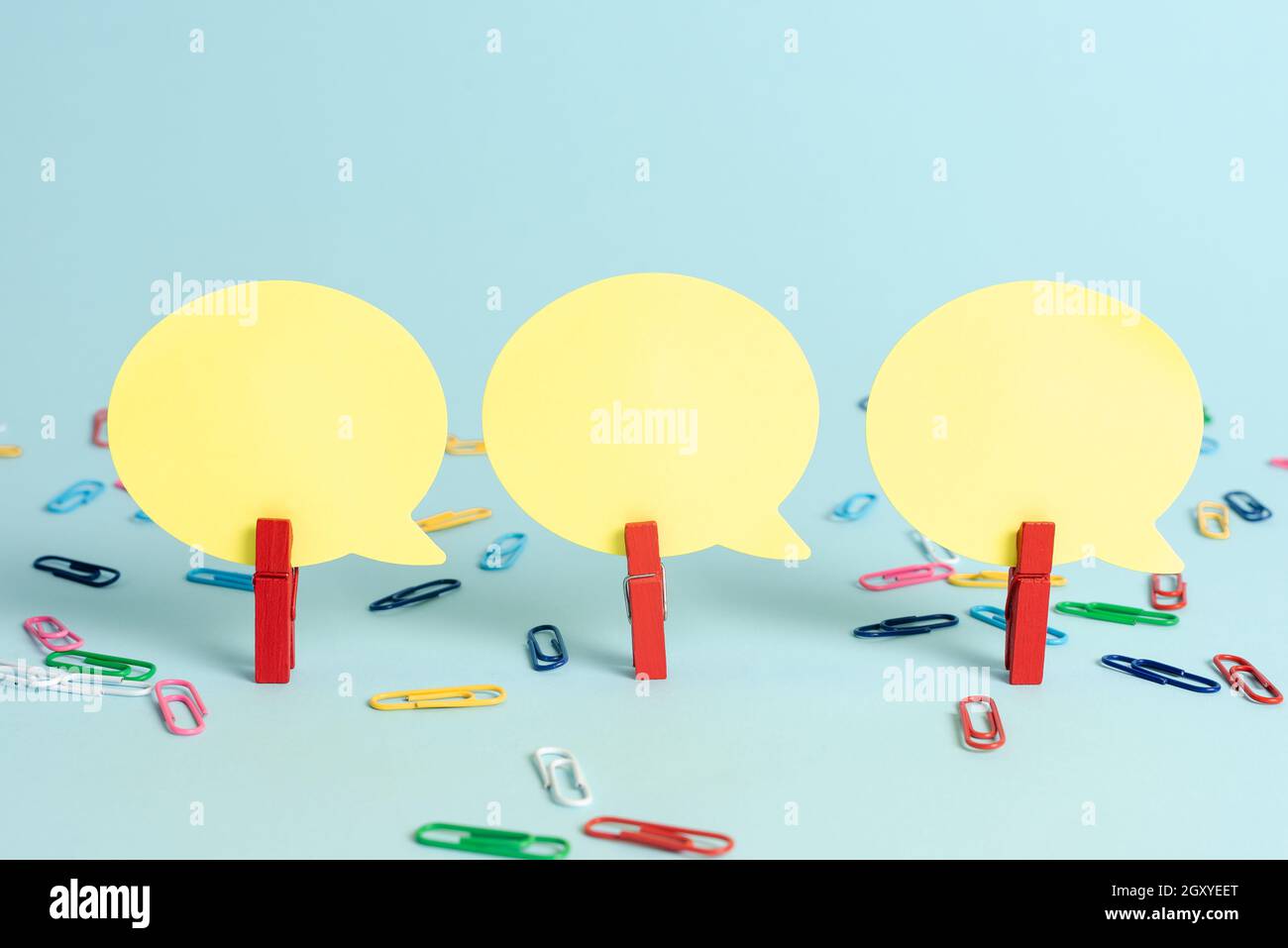 Colorful Office Supplies, Bright Workplace Stuff, Workshop Materials ...