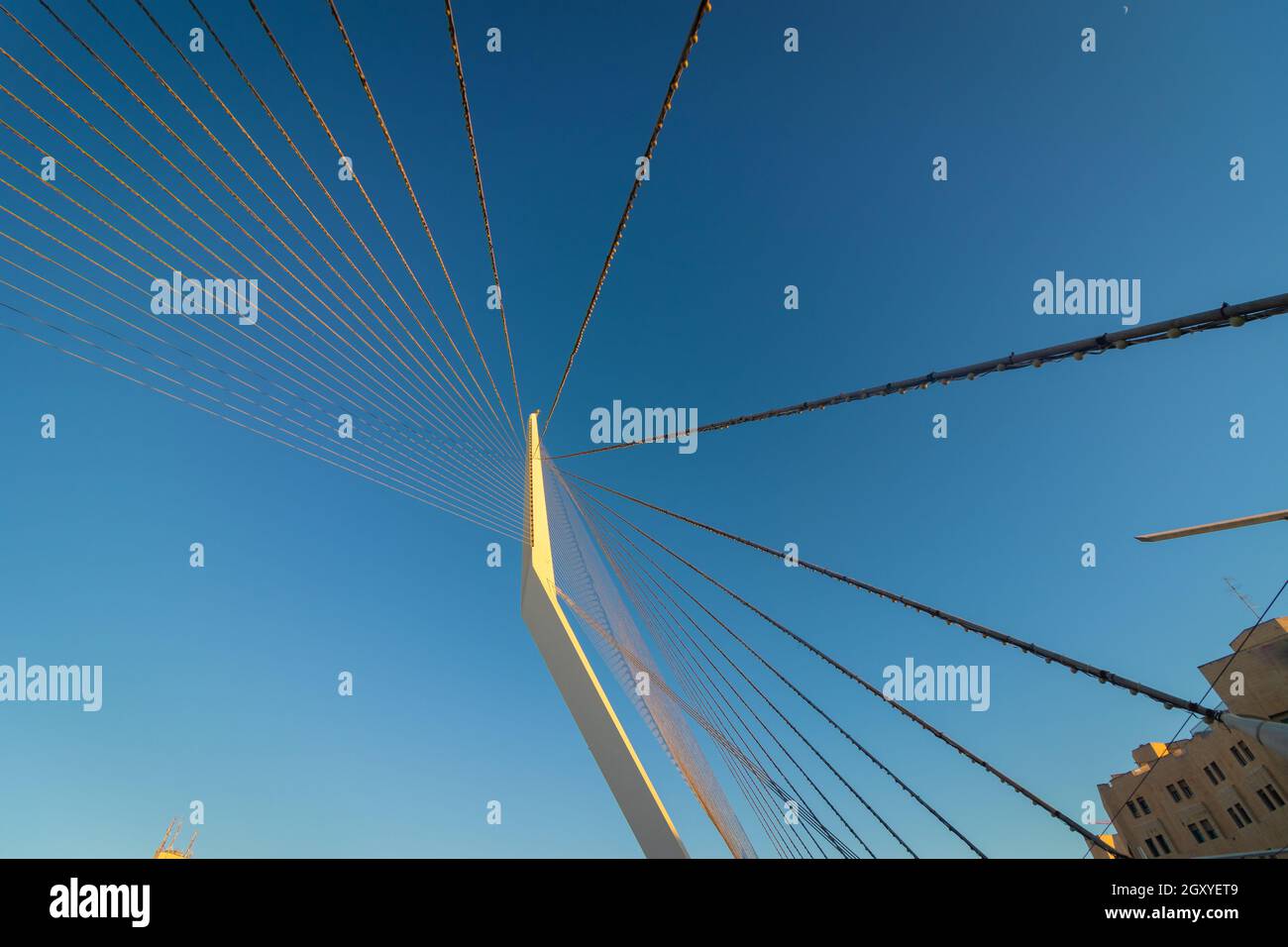 The famous String Bridge at the entrance to Jerusalem, Picture from ...