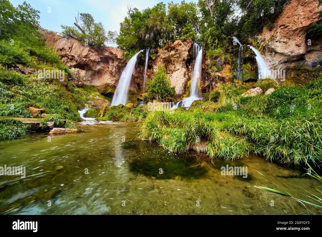 The three waterfalls hi-res stock photography and images - Alamy