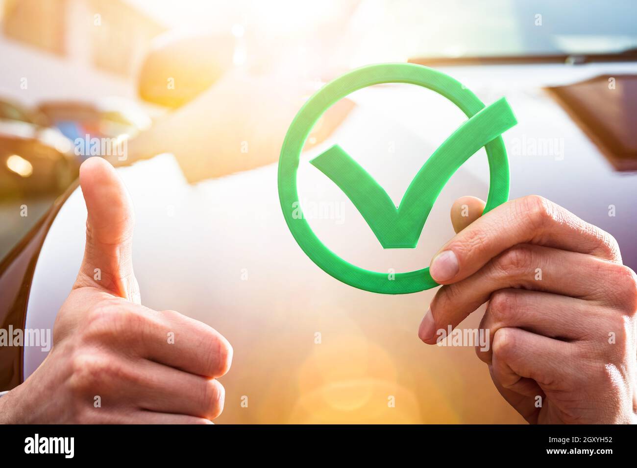 Car Check Mark High Resolution Stock Photography and Images - Alamy