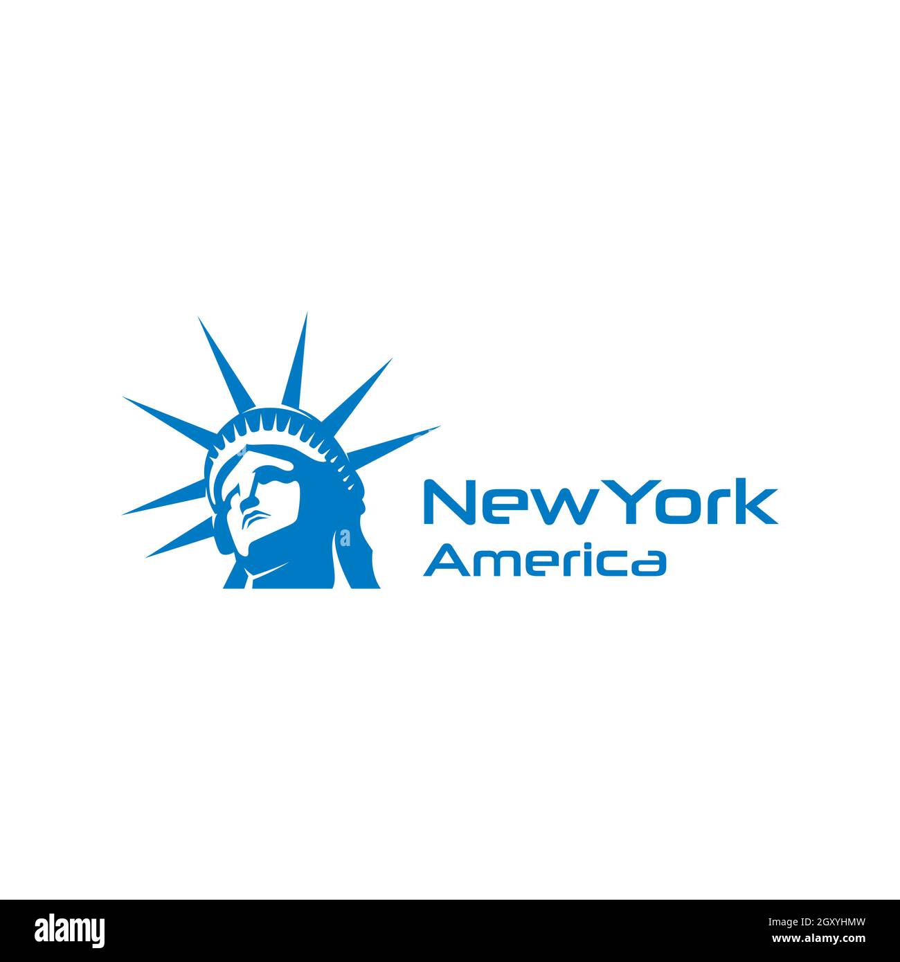 Statue of Liberty logo design template. Liberty statue vector ...