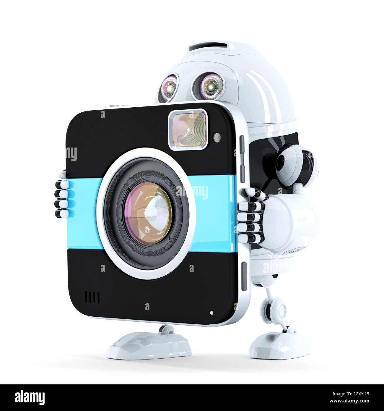 Robot walking digital camera hi-res stock photography and images - Alamy