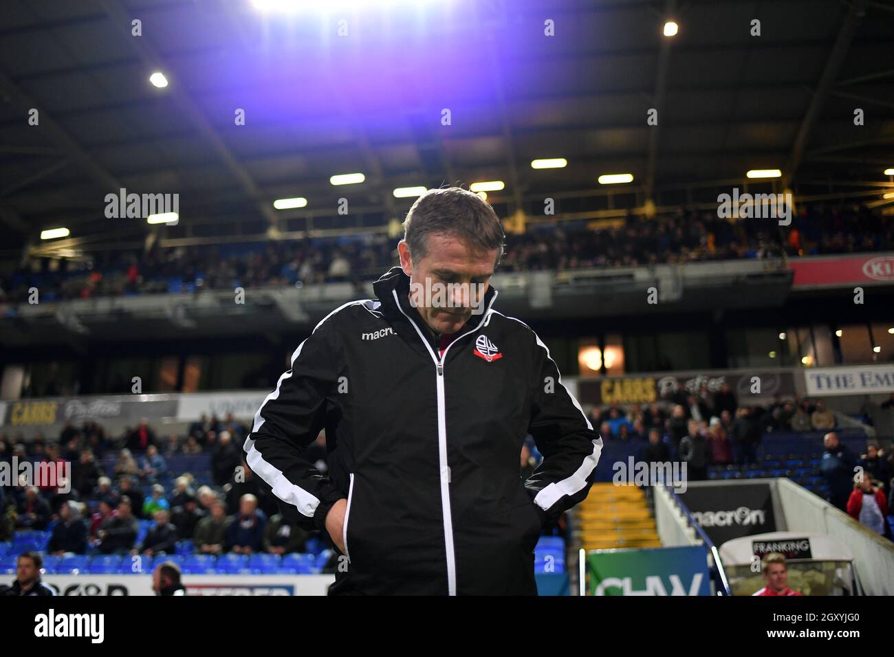 Bolton Wanderers manager Phil Parkinson Stock Photo - Alamy