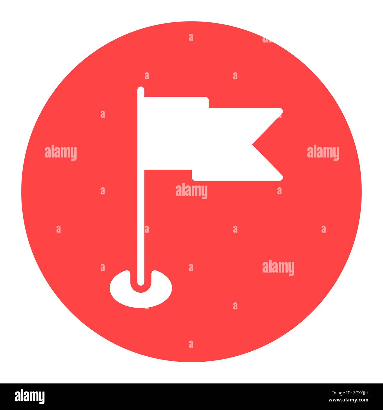 Flag GPS pin vector white glyph icon. Navigation sign. Graph symbol for ...