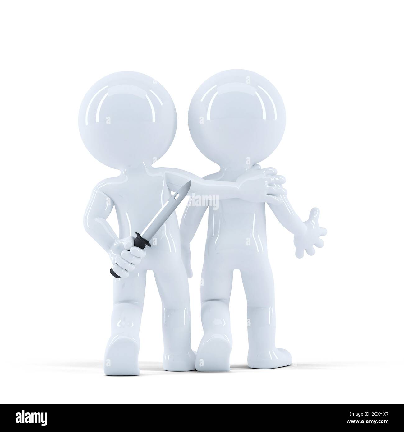 Hiding knife Cut Out Stock Images & Pictures - Alamy