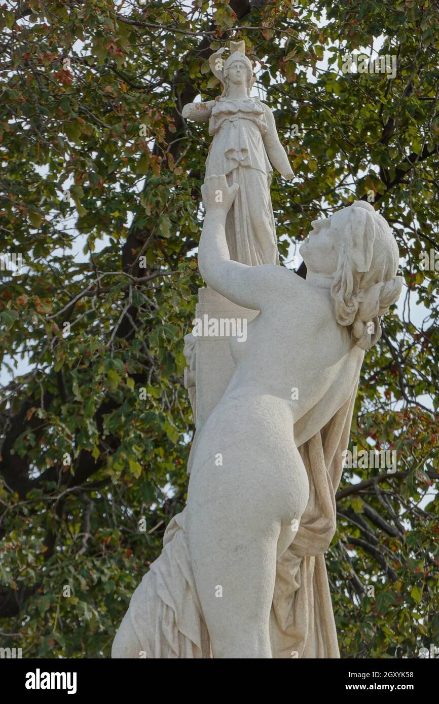 Cassandre Se Met Sous La Protection De Pallas By Aimé Millet Jardin Des Tuileries Paris
